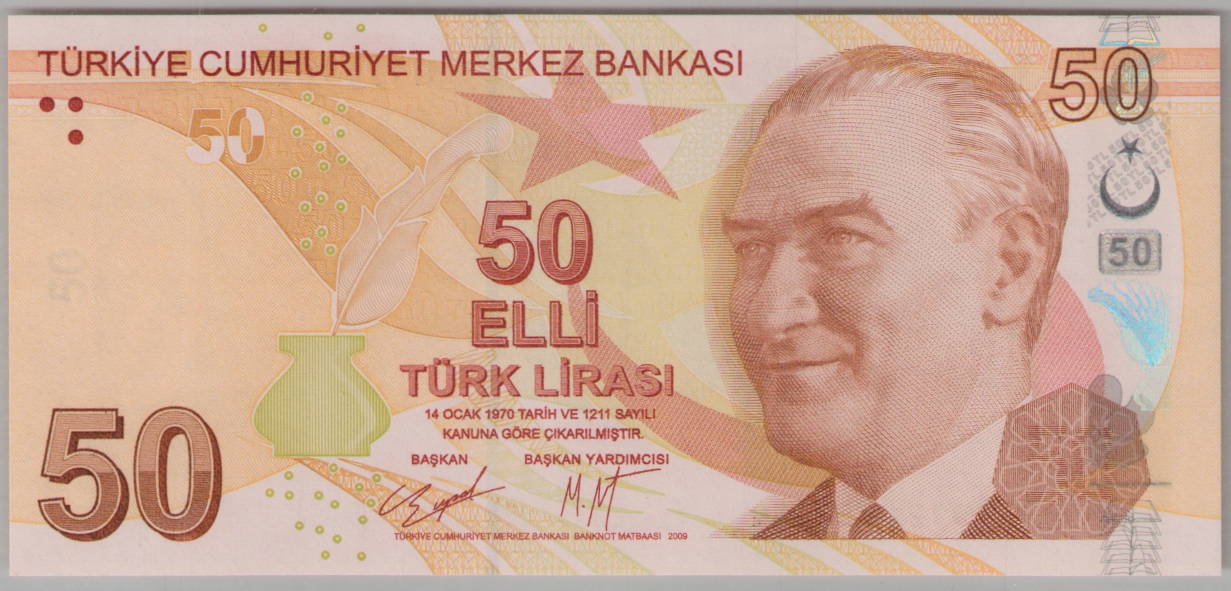 9.Emisyon 4.Tertip 50 Lira [D121] > TC Kağıt Paraları > Koleksiyon.Org