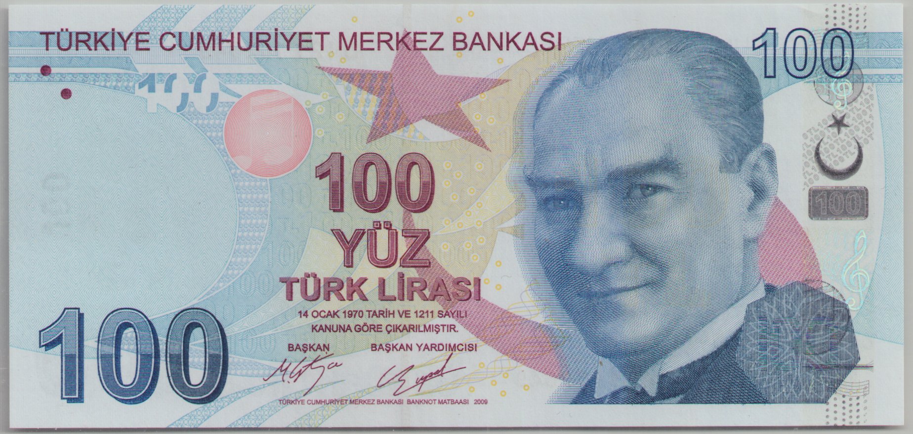 9.Emisyon 3.Tertip 100 Lira [D421] > TC Kağıt Paraları > Koleksiyon.Org