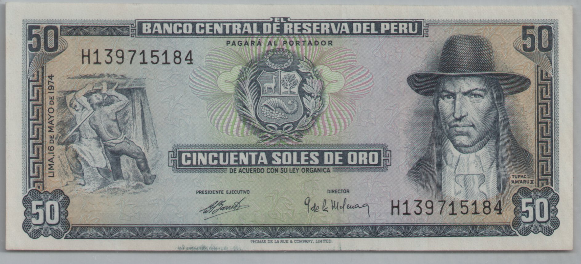 Peru 50 Soles P-101/d > Yabancı Kağıt Para > Koleksiyon.Org